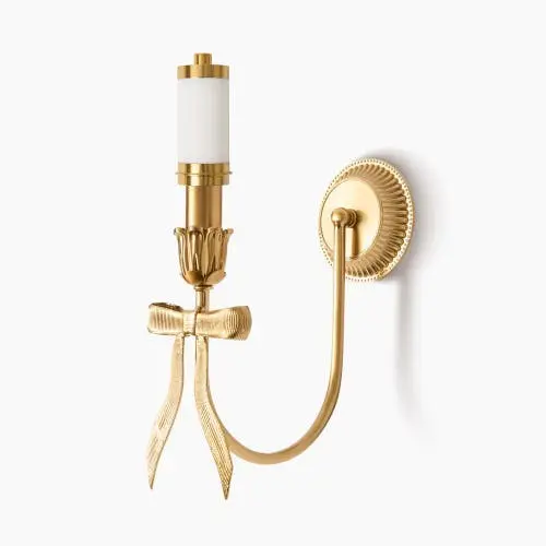 MRS. ALICE Marilyn Bow Rechargeable Wall Light - Brass
