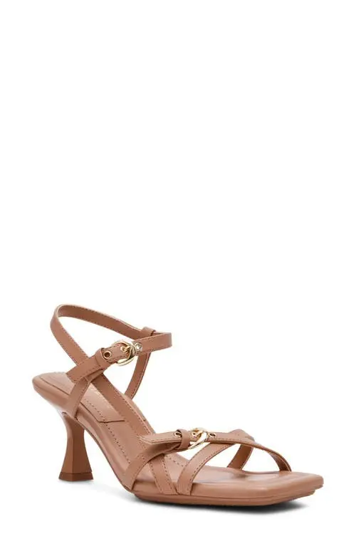 Anne Klein Jaydyn Kitten Heel Sandal - Tan