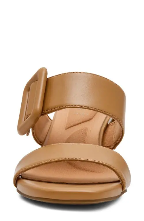 Anne Klein Buckle Strap Block Heel Sandals