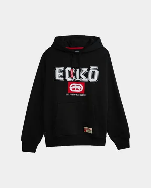 ECKO Fleece Hoodie - Black