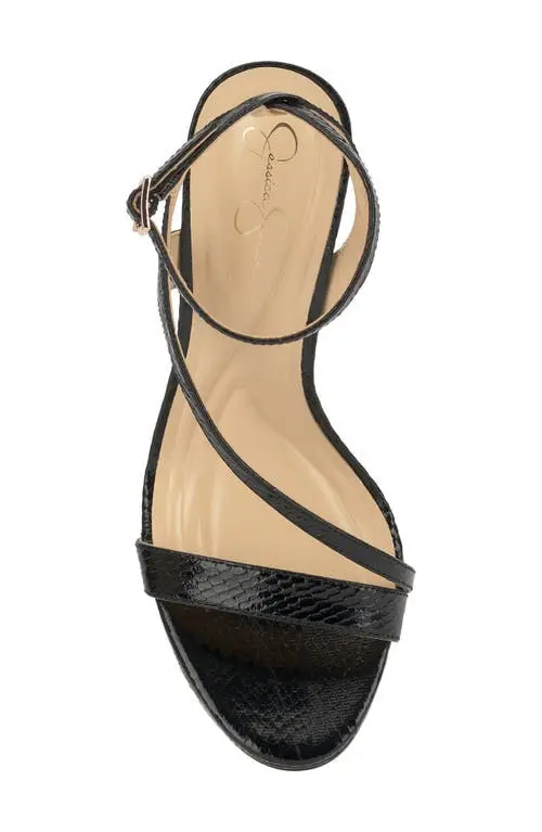 Jessica Simpson Dixia Stiletto Sandals - Black