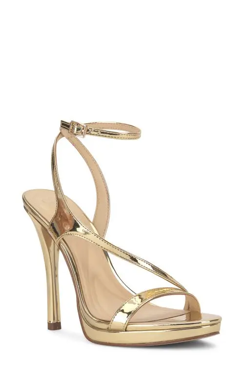 Jessica Simpson Dixia Stiletto Sandals - Gold