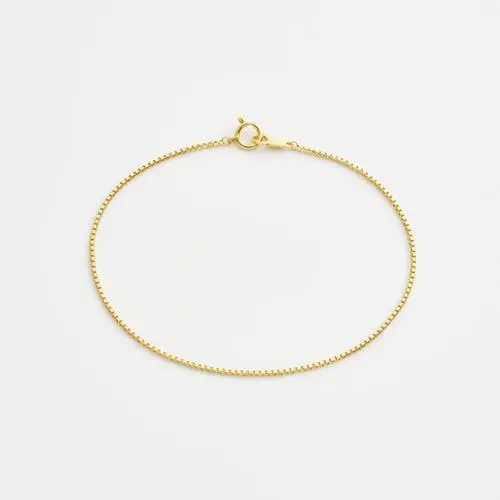 7879 Box Chain Bracelet - Gold 24k
