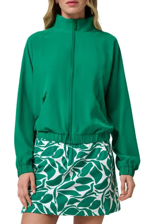 Travis Mathew Breezeblend Tracel Jacket - Green Tambourine