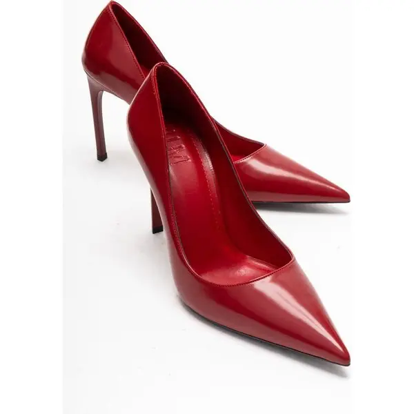 PROLOGUE SHOES Velorien Stiletto Pump - Red