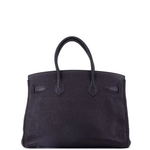 Hermès Birkin Handbag Black Togo With Gold Hardware 30 - Noir