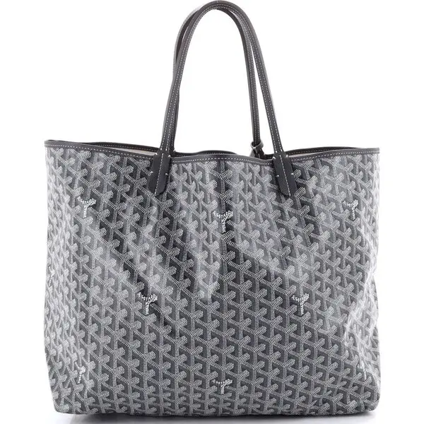 Goyard Saint Louis Tote Coated Canvas Gm - Grey