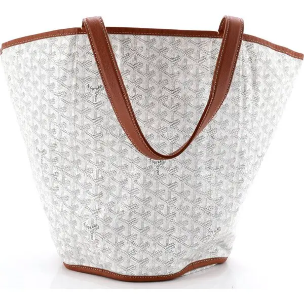Goyard Belharra Reversible Tote Coated Canvas - White