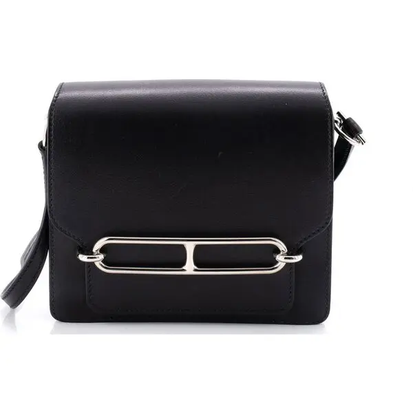 Hermès Roulis Bag Evergrain 18 - Noir