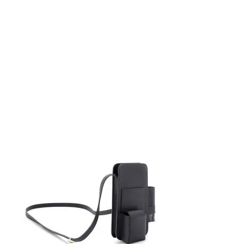 Hermès Hermesway Phone Case Crossbody Bag Epsom - Black