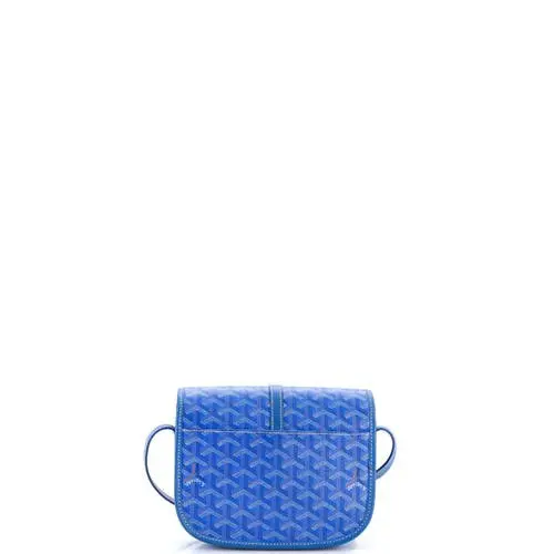 Goyard Belvedere Ii Messenger Bag Coated Canvas Pm - Blue