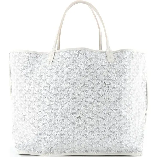 Goyard Anjou Reversible Tote Coated Canvas Gm - White