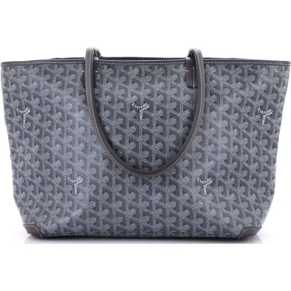 Goyard Artois Tote Coated Canvas Pm - Gray