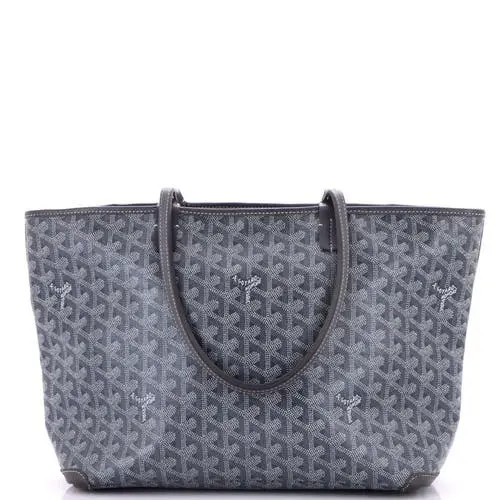 Goyard Artois Tote Coated Canvas Pm - Grey