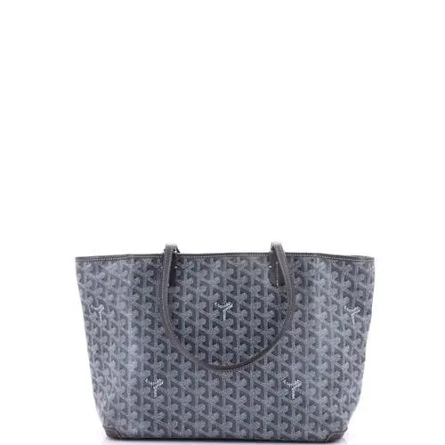 Goyard Artois Tote Coated Canvas Pm - Grey