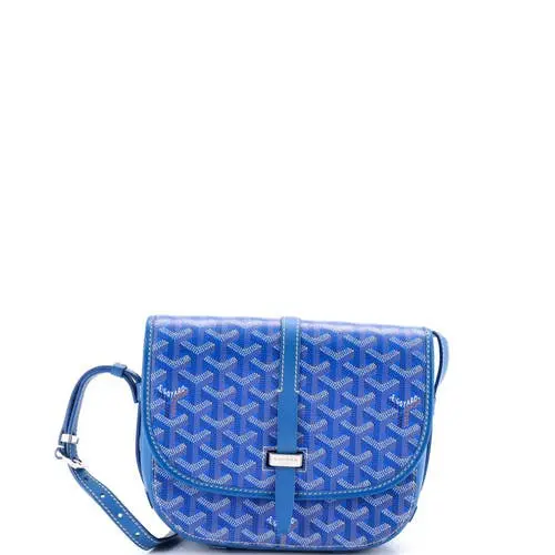 Goyard Belvedere Ii Messenger Bag Coated Canvas Pm - Blue