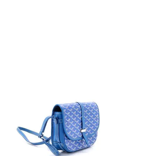 Goyard Belvedere Ii Messenger Bag Coated Canvas Pm - Blue