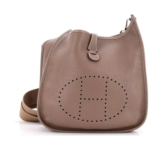 Hermès Evelyne Bag Gen Iii Clemence Pm - Grey