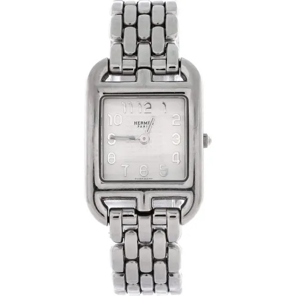 Hermès Cape Cod Quartz Watch Stainless Steel 23 - Silver