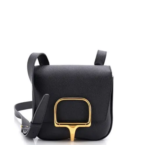 Hermès Della Cavalleria Shoulder Bag Epsom Mini - Black