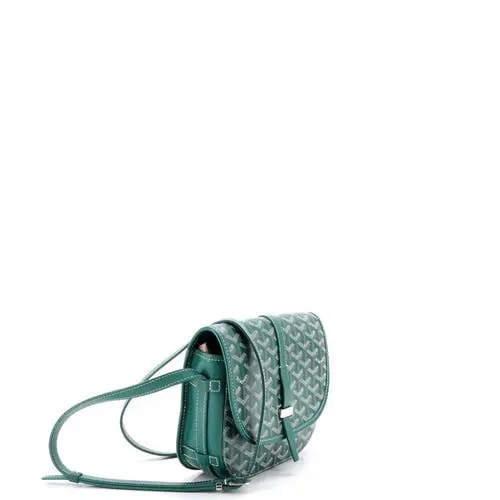 Goyard Belvedere Ii Messenger Bag Coated Canvas Pm - Green
