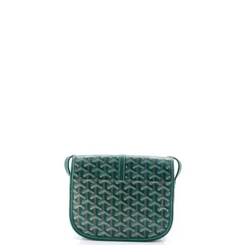 Goyard Belvedere Ii Messenger Bag Coated Canvas Pm - Green