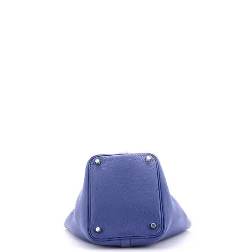 Hermès Picotin Lock Bag Clemence Pm - Blue