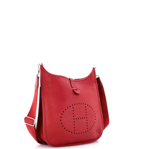 Hermès Evelyne Bag Gen Iii Clemence Pm - Red