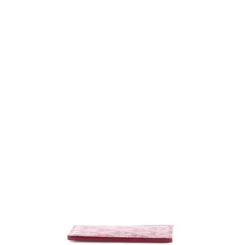 Goyard Saint Sulpice Card Holder Coated Canvas - Red