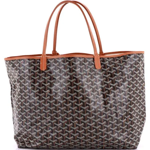 Goyard Saint Louis Gm Tote Coated Canvas - Brown
