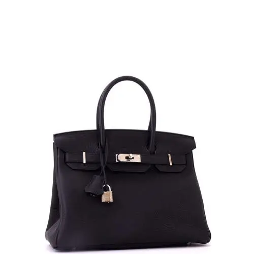 Hermès Birkin Handbag Black Togo 30 - Noir
