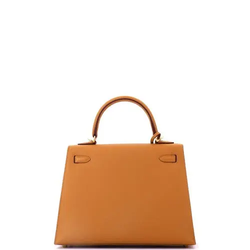 Hermès Kelly Handbag Epsom With Gold Hardware 25 - Brown