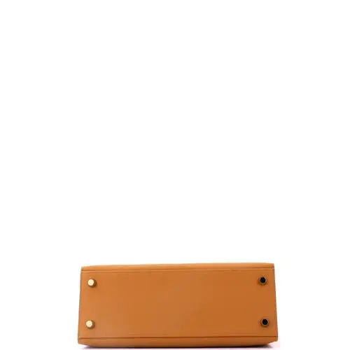 Hermès Kelly Handbag Epsom With Gold Hardware 25 - Brown