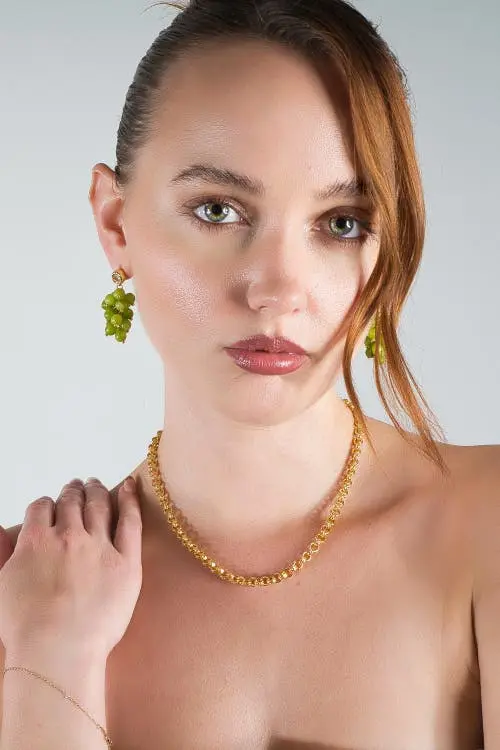 CLASSICHARMS Olivia Cascade Peridot Drop Earrings