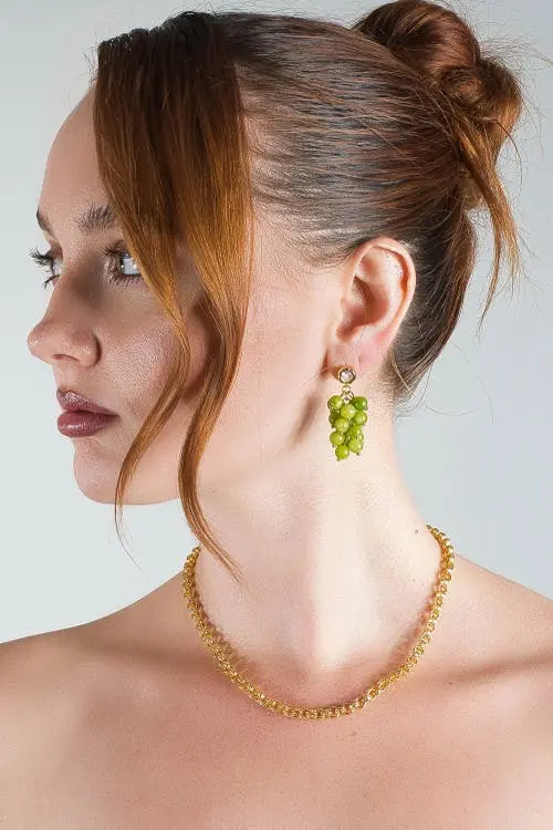 CLASSICHARMS Olivia Cascade Peridot Drop Earrings