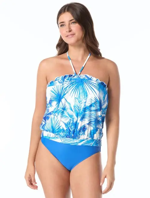 COCO REEF Infinity Bandeau Tankini Top D-cup