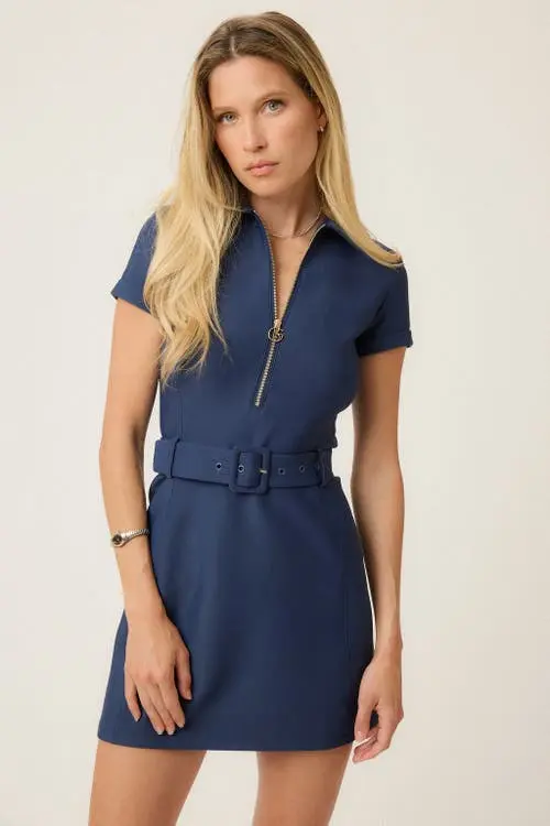 GOLDIE BYRD The Goldie Dress - Navy Blue