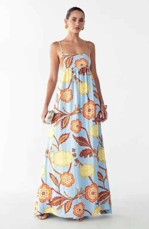 ST MRLO Aster Maxi Dress - Coastal Floral