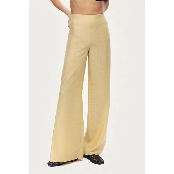 NOCTURNE Straight-leg Relaxed Pants - Yellow