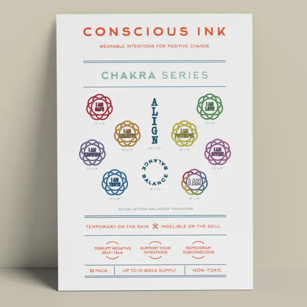 CONSCIOUS INK Chakra Variety 10-pack - Assorted