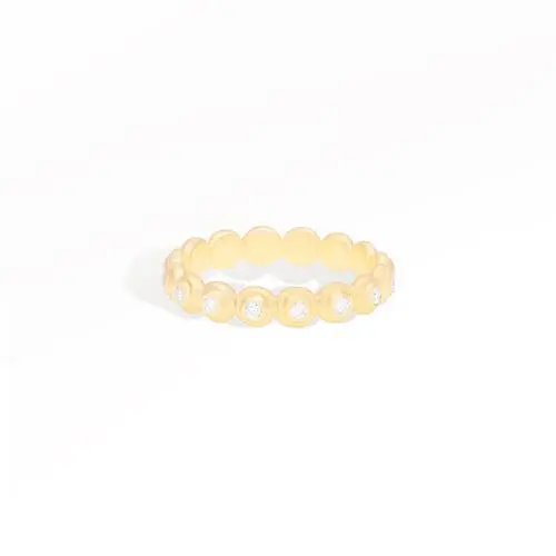 CAMPBELL + CHARLOTTE Evolve Stacking Ring - Diamond-gold