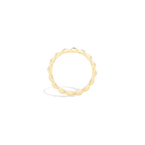 CAMPBELL + CHARLOTTE Evolve Stacking Ring - Emerald-gold