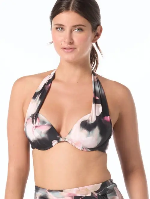 COCO CONTOURS Cameo Halter Bikini Swim Top