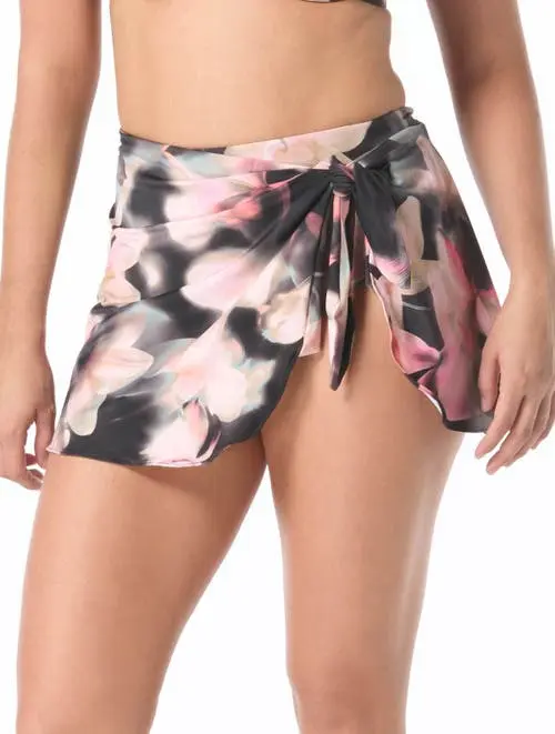 COCO CONTOURS Halo Sarong Bottom - Black Multi