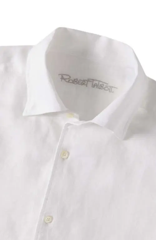Robert Talbott Morgan Linen Shirt - White