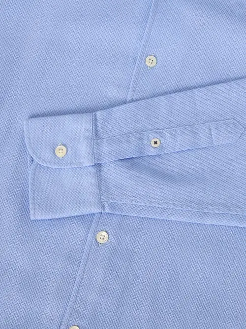Robert Talbott Morgan Giro Inglese Shirt - Blue