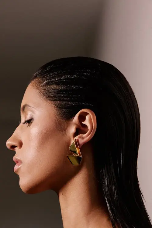 NAYIBE WARCHAUSKY JEWELRY Optical Earrings - Gold