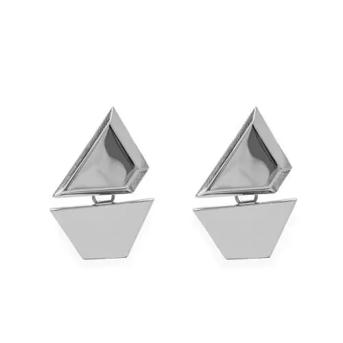 NAYIBE WARCHAUSKY JEWELRY Optical Earrings - Silver