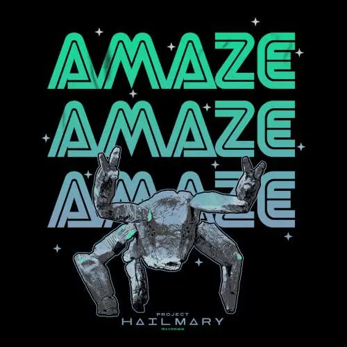 PROJECT HAIL MARY Amaze Rocky Graphic T-shirt
