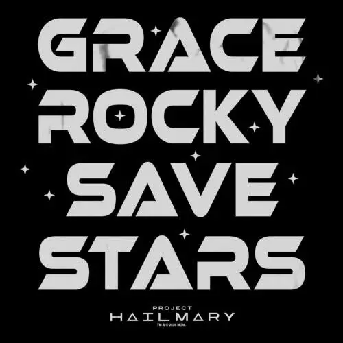 PROJECT HAIL MARY Grace Rocky Save Stars Short Sleeve Graphic T-shirt